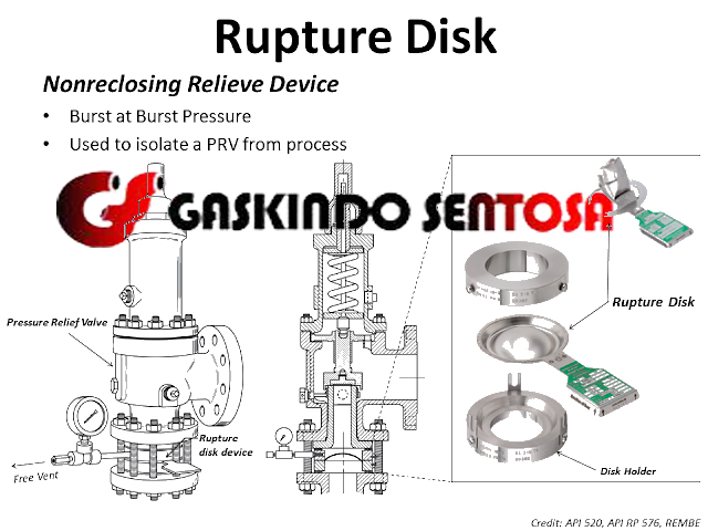 Jual Rupture Disc valve