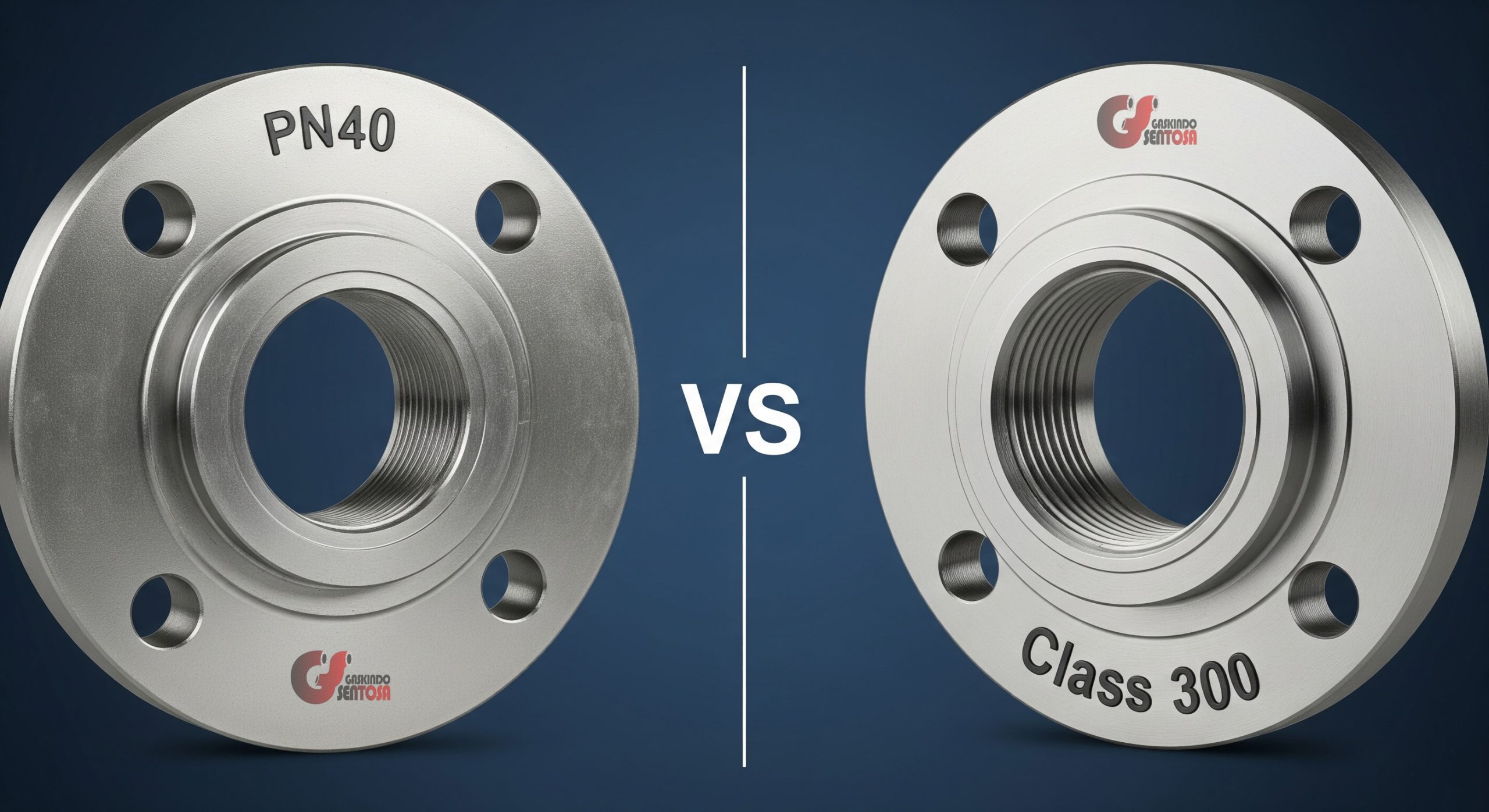 Perbandingan PN 40 Pressure Rating dengan Class 300